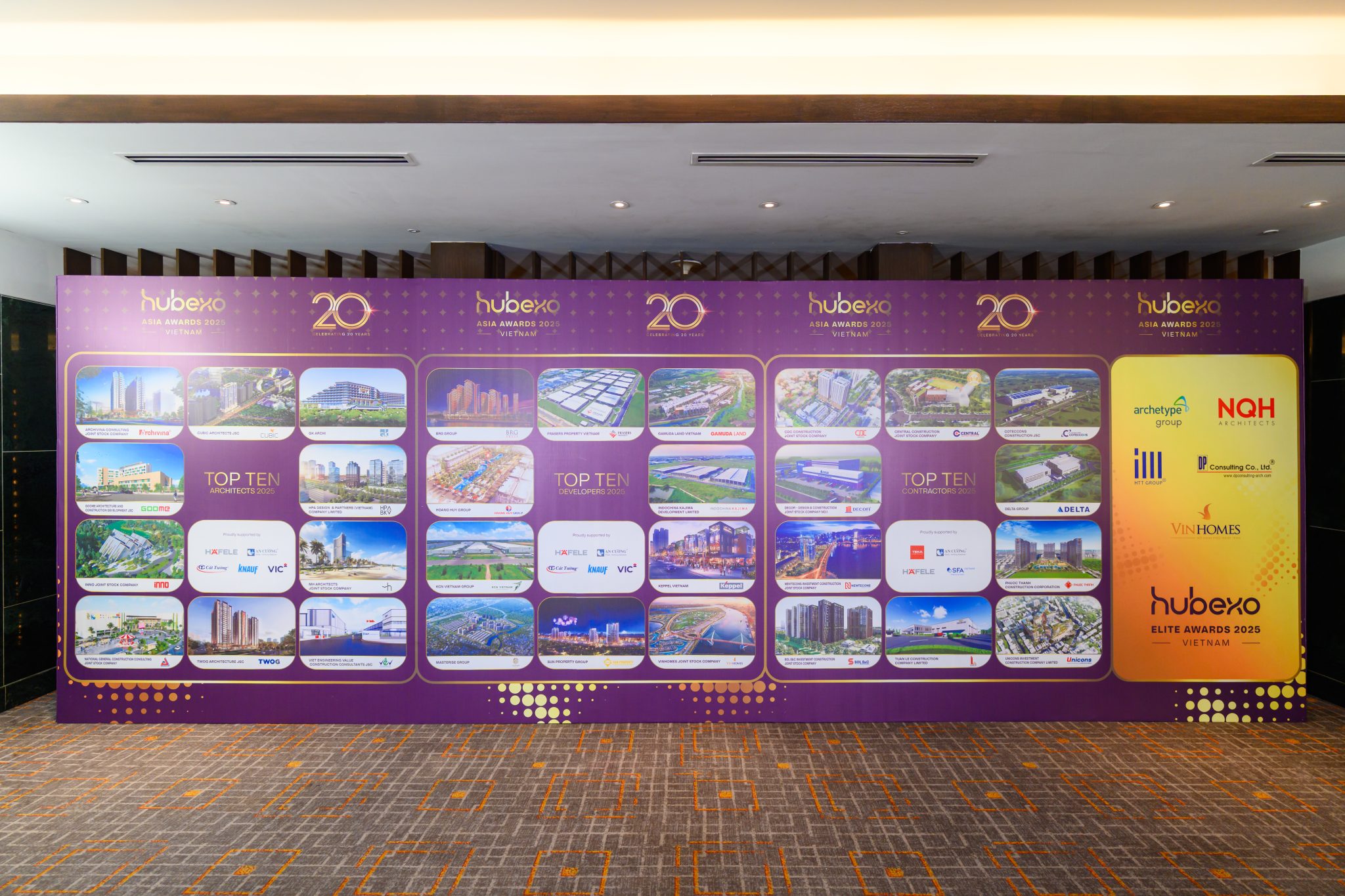 NQH Architects Honored With The Elite Award At Hubexo Asia Awards 2025 ...